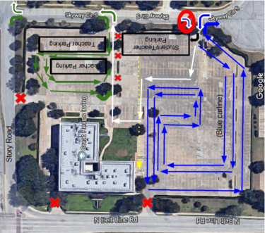Carpool Lines - Great Hearts Irving, Serving Grades K-12